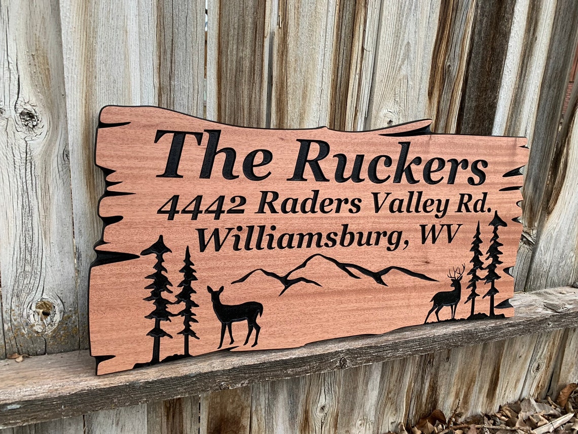 Carved Wood Signs Personalized Wood Sign Custom Wood Signs - Etsy