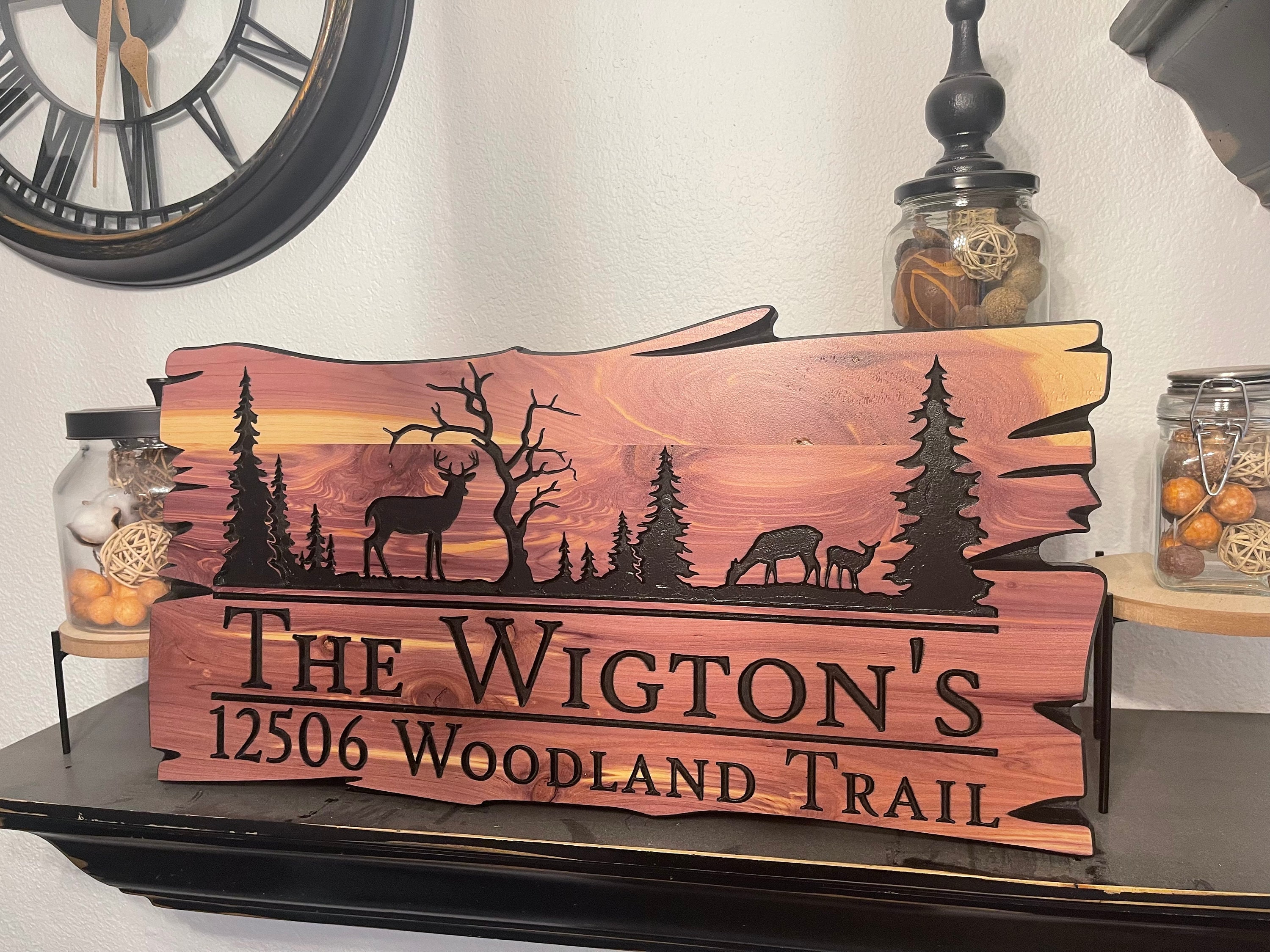 Custom Outdoor Wood Sign Personalized Cabin Camp Decor Welcome - Etsy
