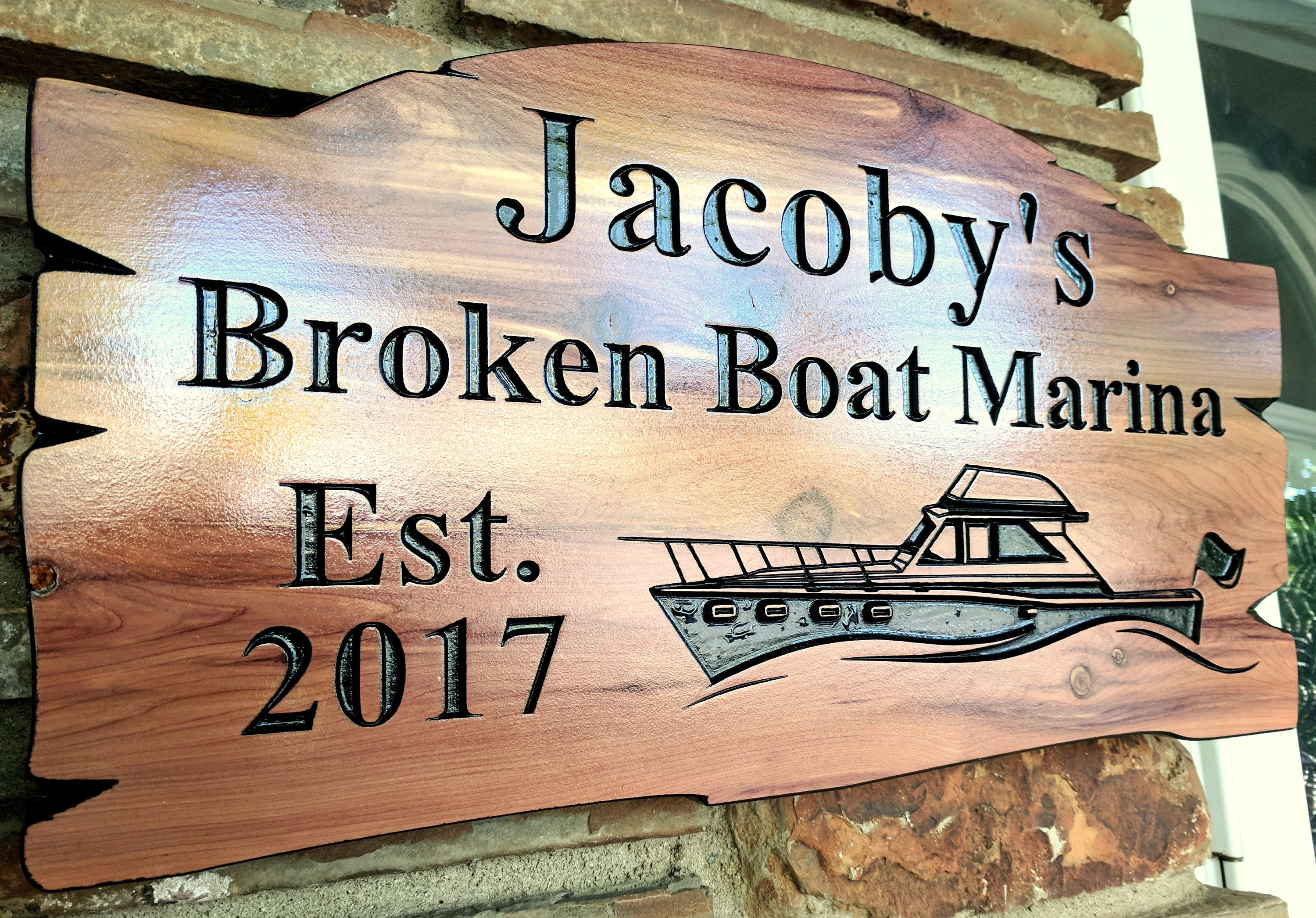 Custom Wood Signs Personalized Wood Sign Carved Wooden | Etsy