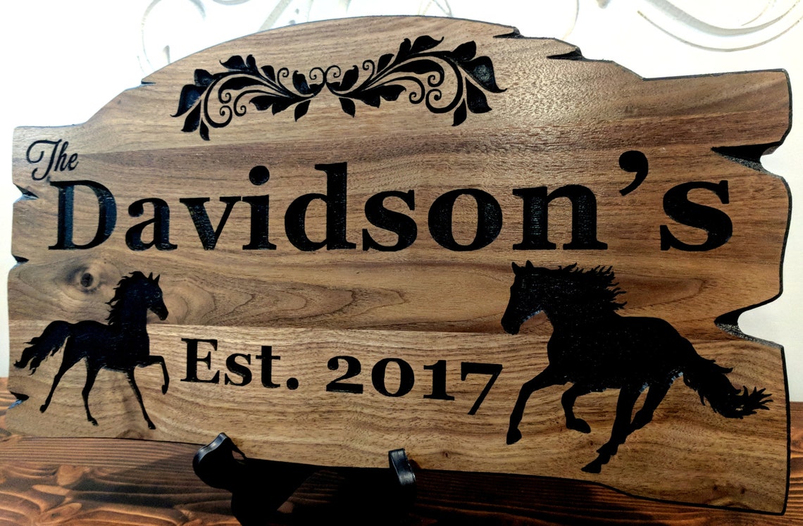 Custom Wood Signs Personalized Wood Signs Outdoor Wall Hangings Carved ...