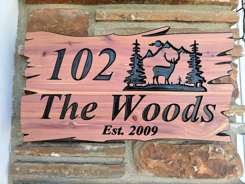 Custom Wood Sign Personalized Sign Carved Wood Sign Wood | Etsy