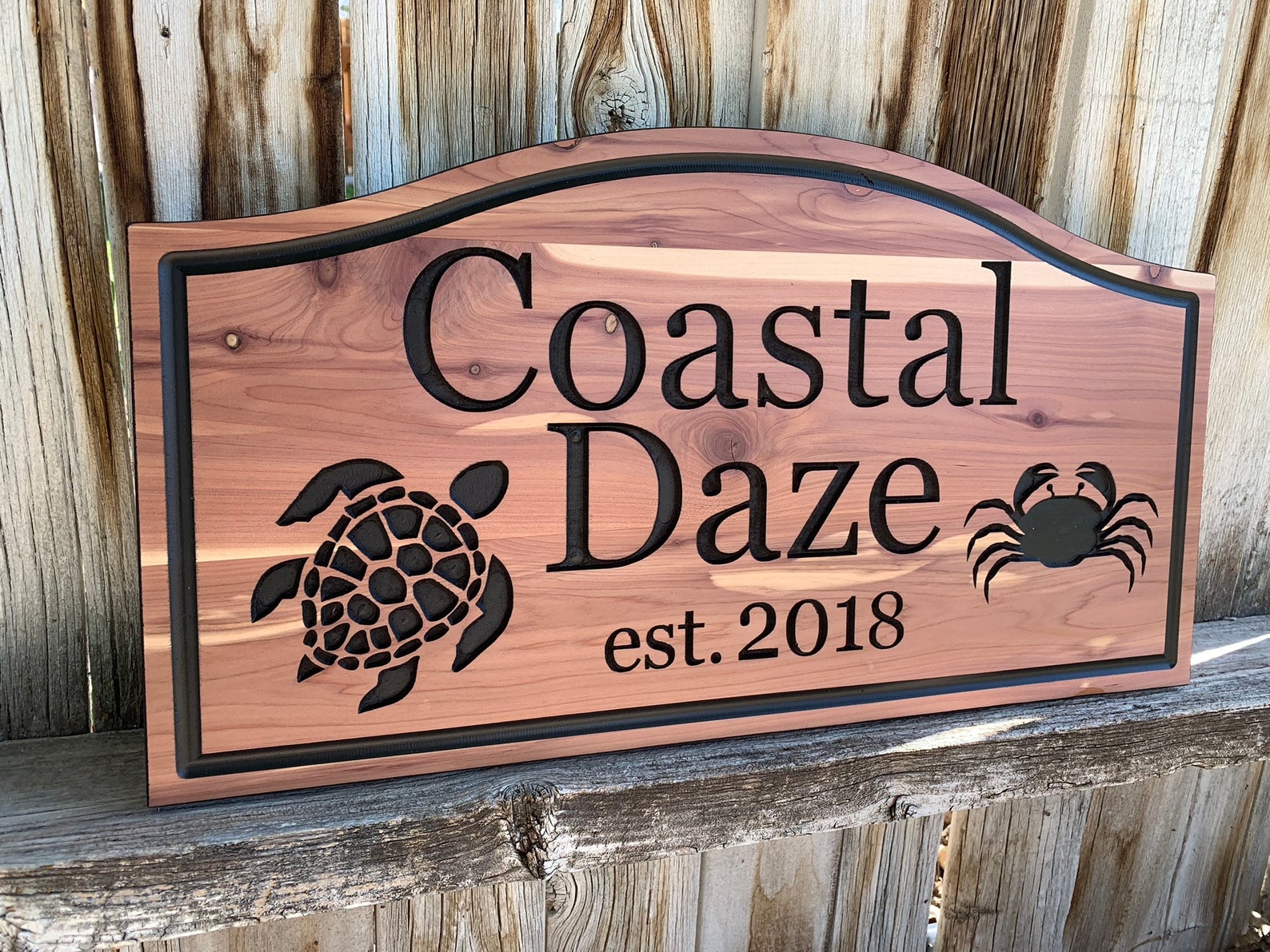 Custom Carved Wood Sign: Beach House Decor, Nautical Theme 901 - Etsy