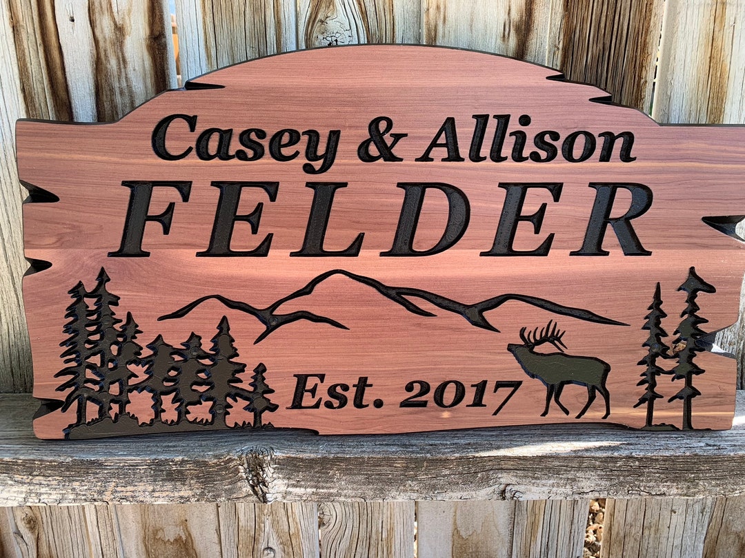 Custom Outdoor Wood Signs Personalized Farmhouse Decor Welcome Sign ...