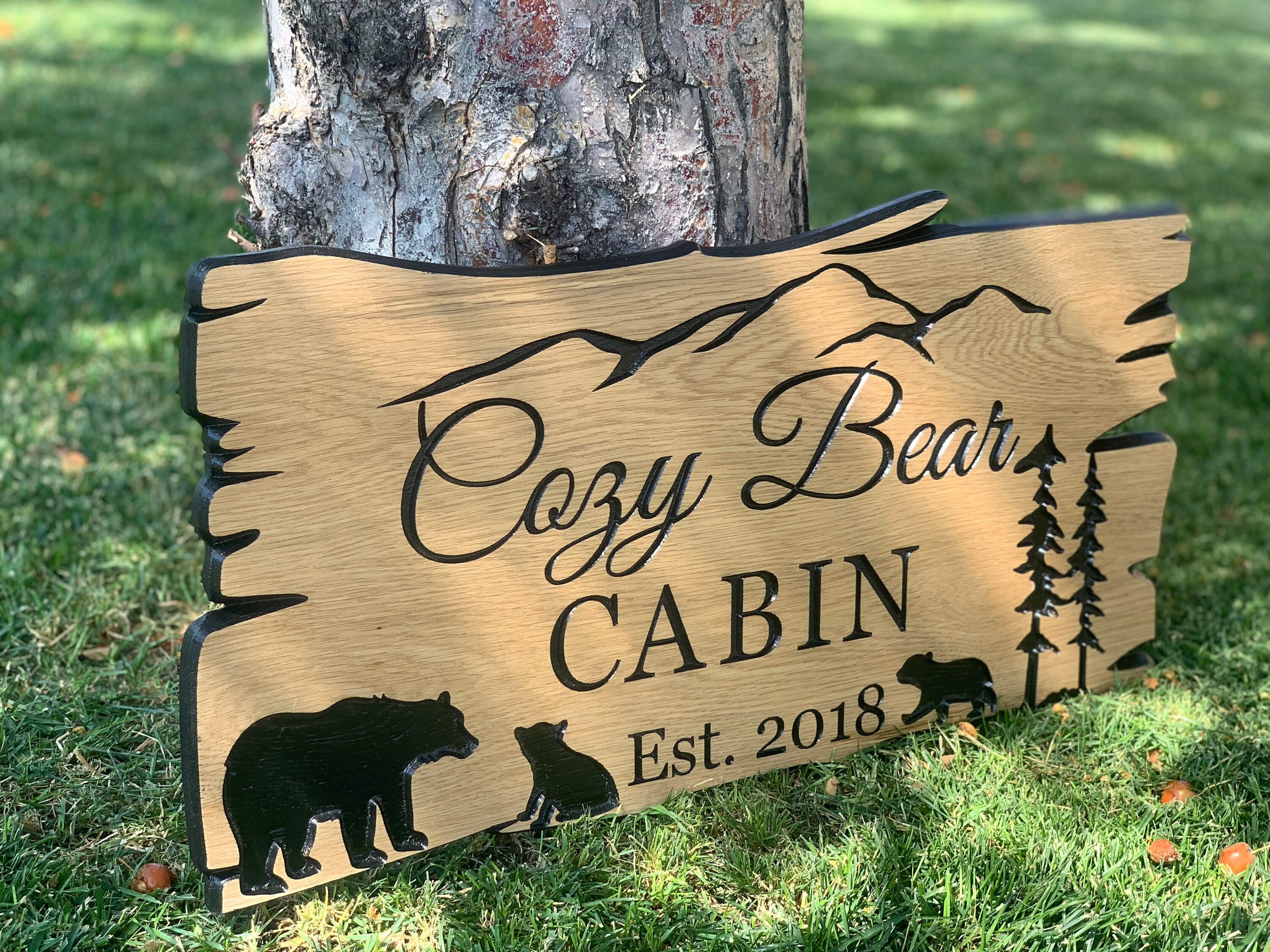 Custom Wood Signs Personalized Engraved Welcome Sign | Etsy