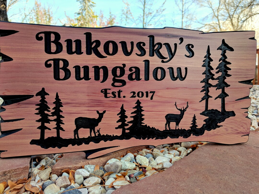 Carved Wood Sign Personalized Wood Sign Custom Wood Signs Engraved Sign ...