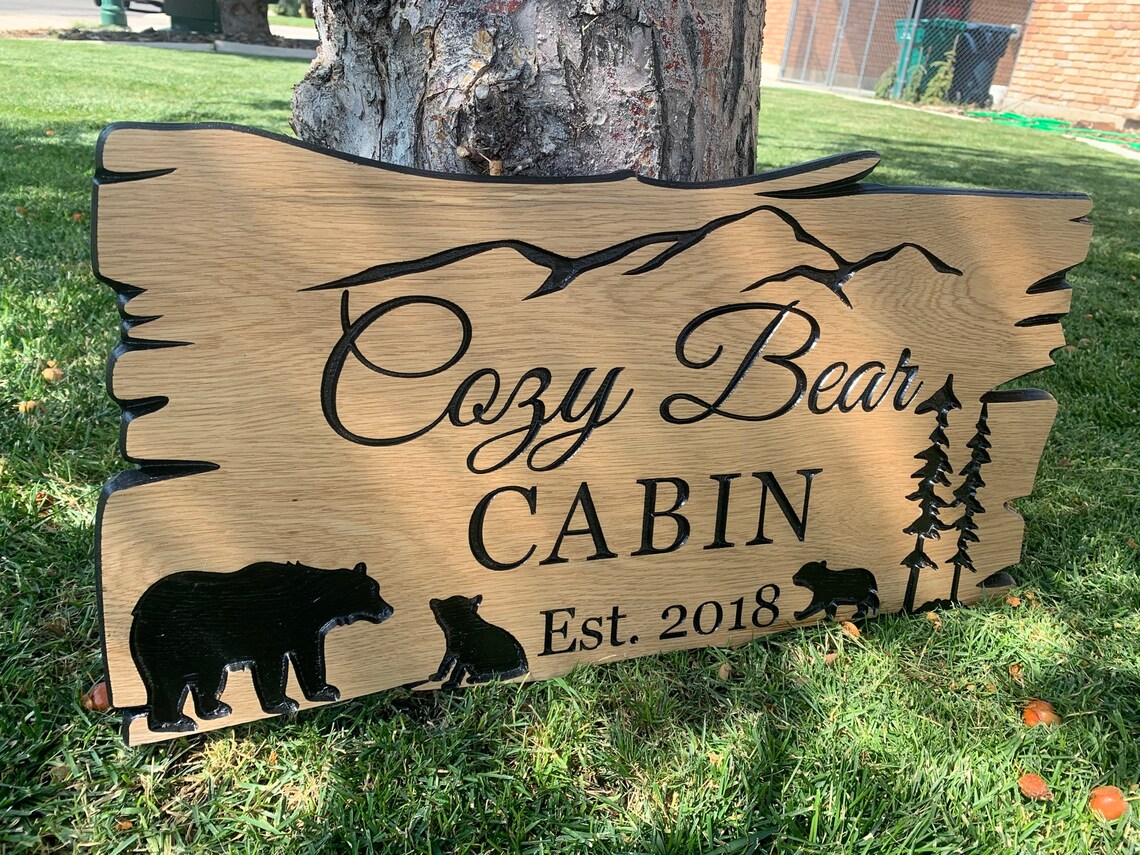 Custom Wood Signs Personalized Engraved Welcome Sign | Etsy