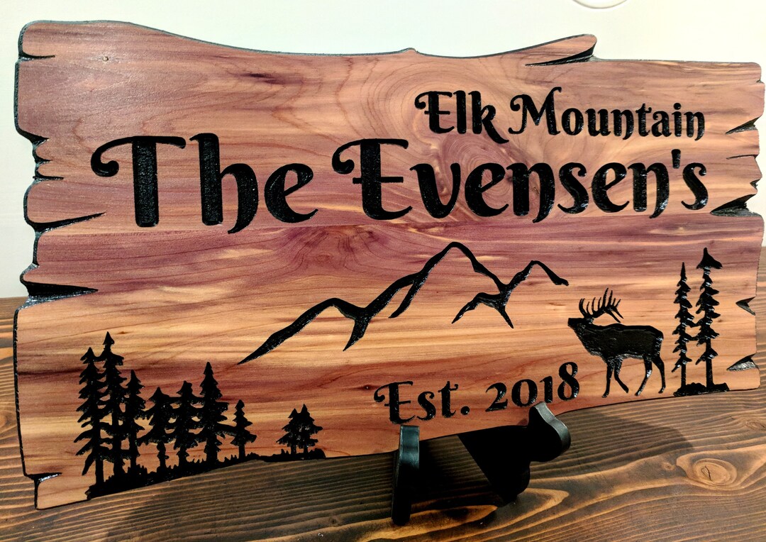 Carved Wood Signs Personalized Wood Sign Custom Wood Signs Engraved ...
