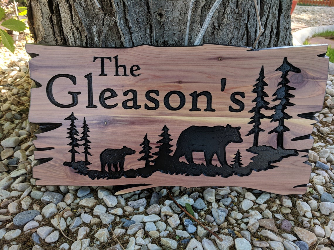 Custom Wood Signs Personalized Engraved Welcome Sign - Etsy