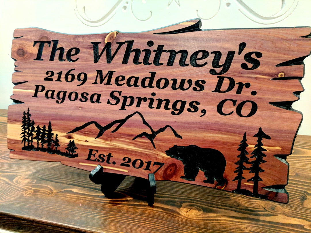 Custom Outdoor Wood Signs Personalized Farmhouse Decor Welcome Sign ...