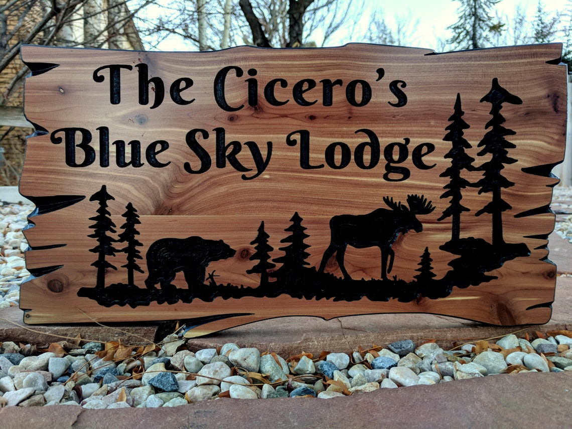 Carved Wood Signs Personalized Wood Sign Custom Wood Signs - Etsy