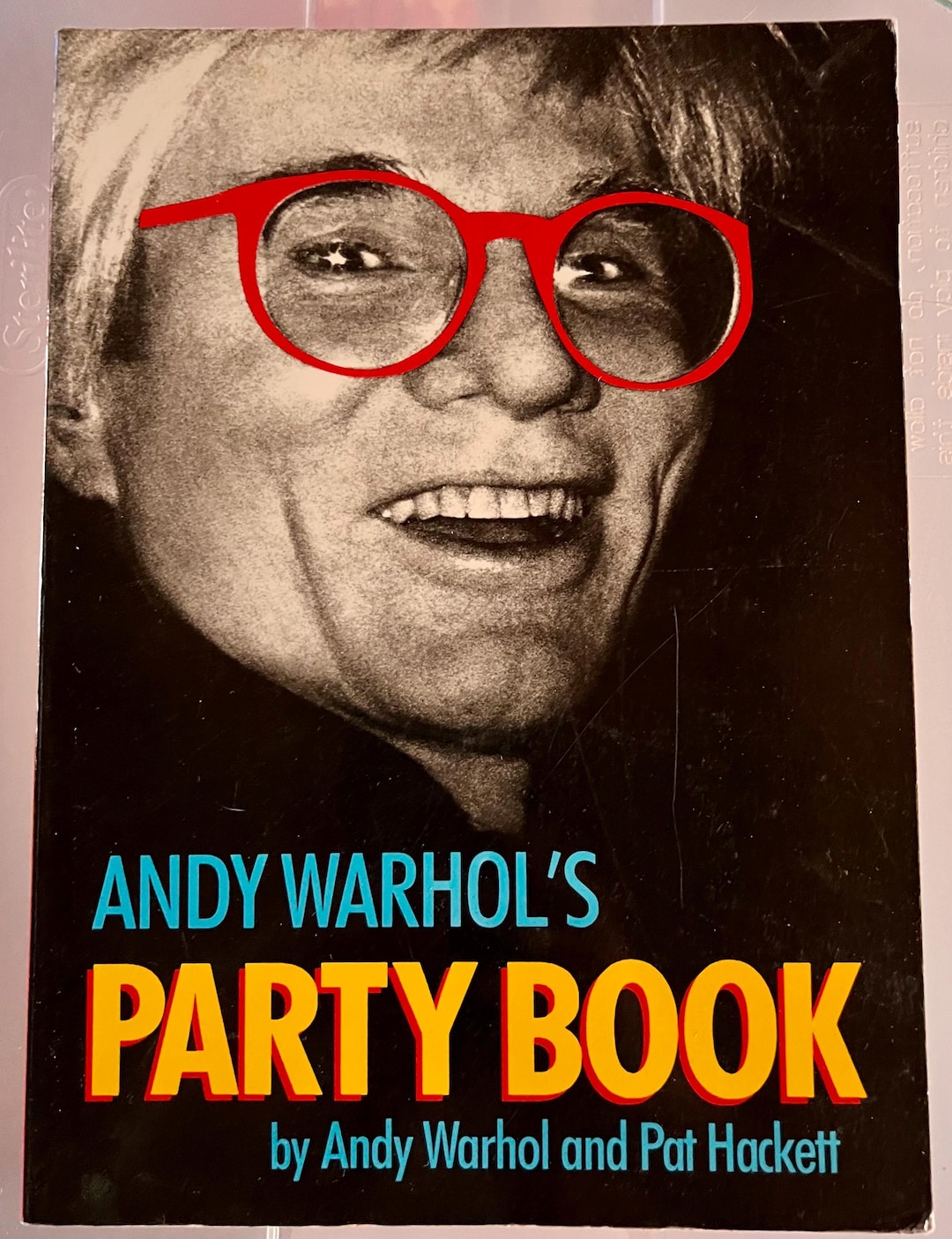 Vintage First Edition Andy Warhol Party Book Secret Look Inside the ...