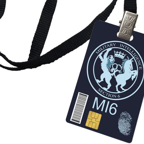 MI6 Mission Impossible Novelty ID Badge Prop Costume 0077 - Etsy
