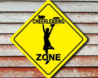 Cheerleading sign | Etsy