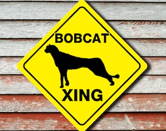 Bobcat sign | Etsy