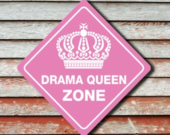 Drama Queen Sign - Etsy