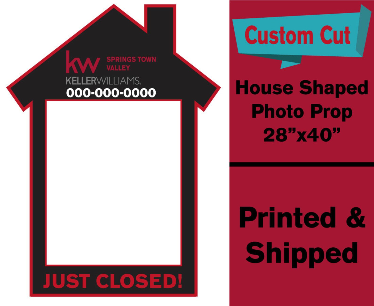 Instagram Style Real Estate Photo Frame Cut Out Fully - Etsy