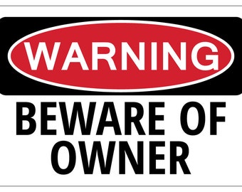 Beware of the Iron Worker Warning Sign Gift Work - Etsy
