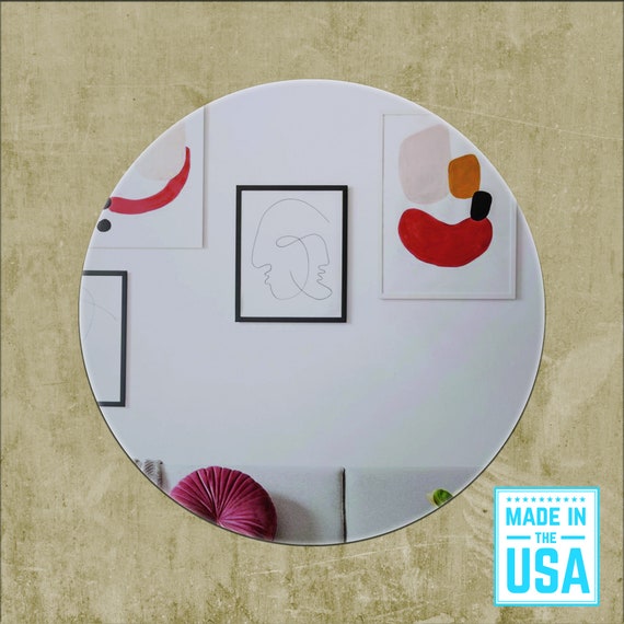 Circle Shaped Mirror Safe Mirror Ideal for Nursery or Kids - Etsy