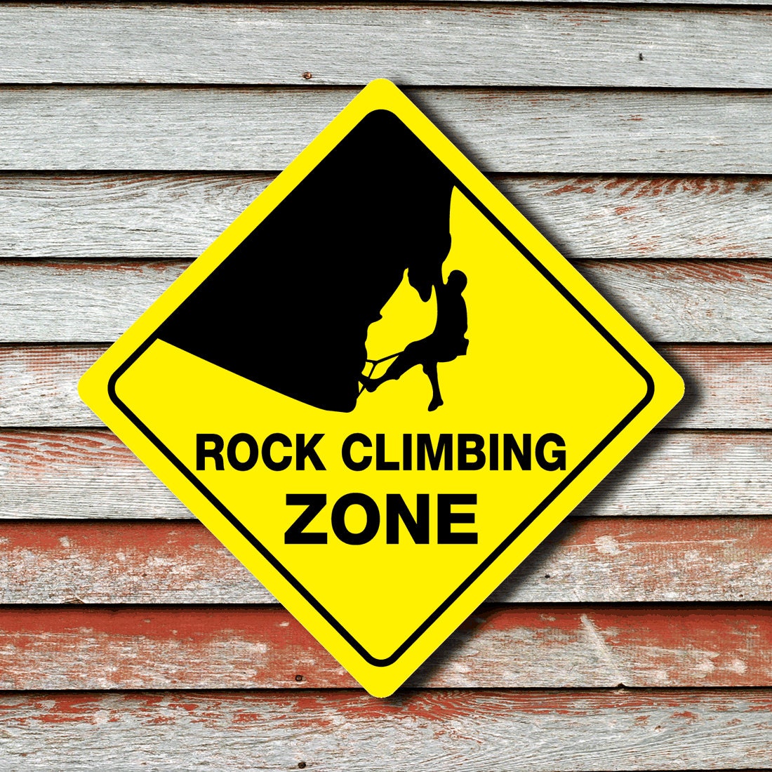 ROCK CLIMBING ZONE Funny Novelty Crossing Sign - Etsy