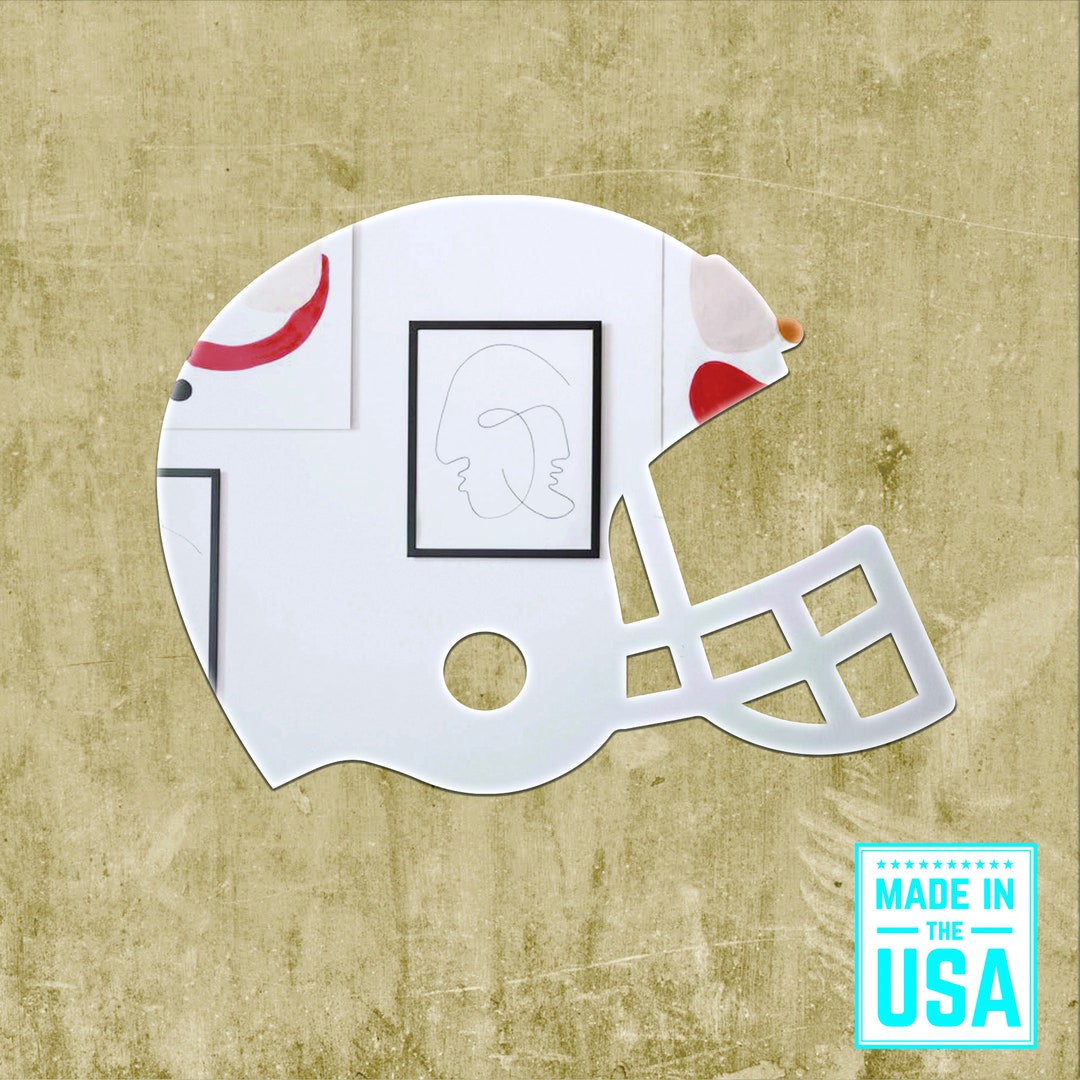 Football Helmet Shaped Mirror | Safe Mirror Nursery or Kid’s’ Room or ...