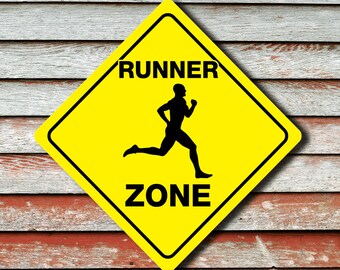 BIKER ZONE Funny Novelty Crossing Sign | Etsy