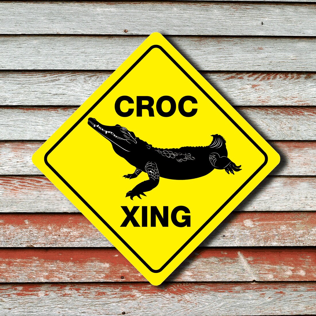 CROC CROSSING Funny Novelty Crossing Sign - Etsy