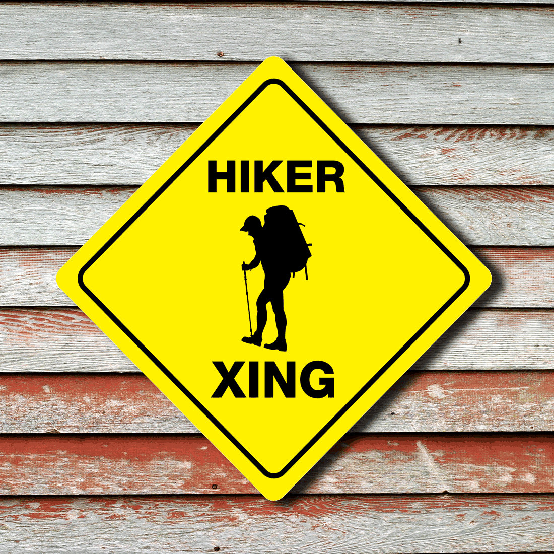 HIKER CROSSING Funny Novelty Sign - Etsy