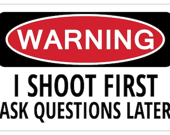 Shoot First | Etsy