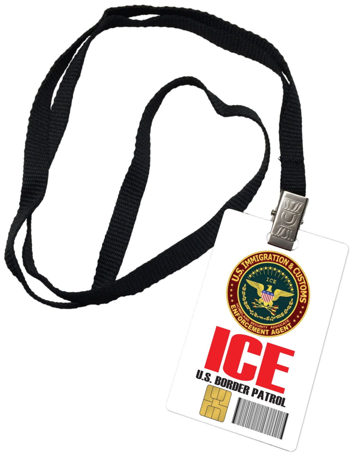 ICE U.S. Border Patrol Novelty ID Badge Prop Costume - Etsy