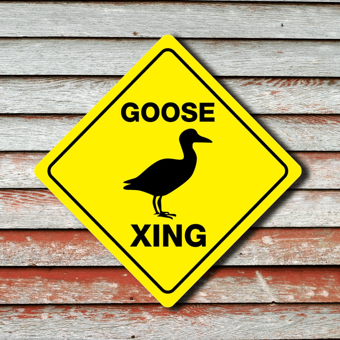 GOOSE CROSSING Funny Novelty Sign - Etsy