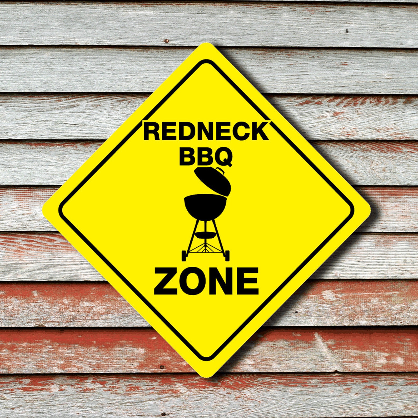 REDNECK BBQ ZONE Funny Novelty Crossing Sign - Etsy