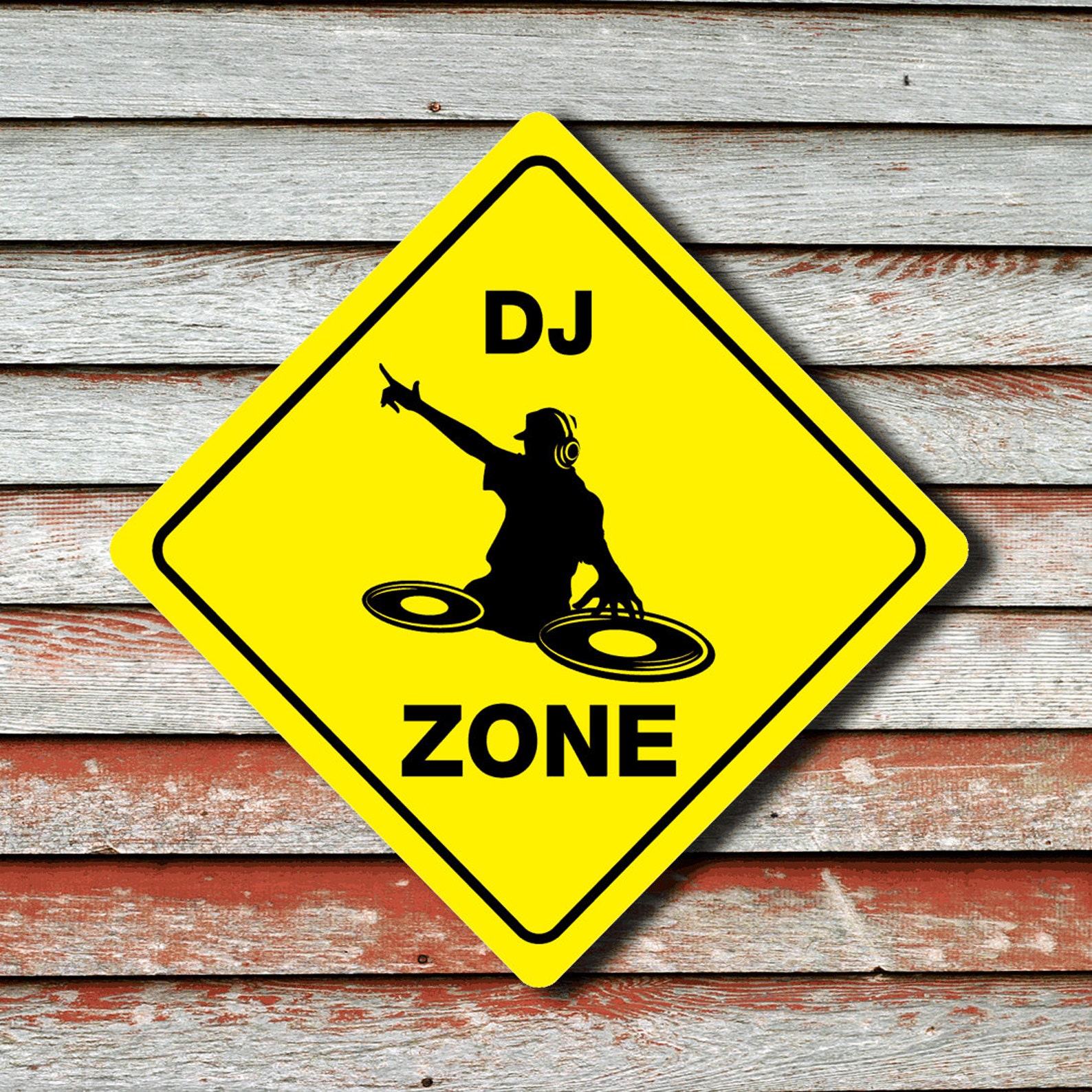 DJ ZONE Funny Novelty Xing Sign - Etsy