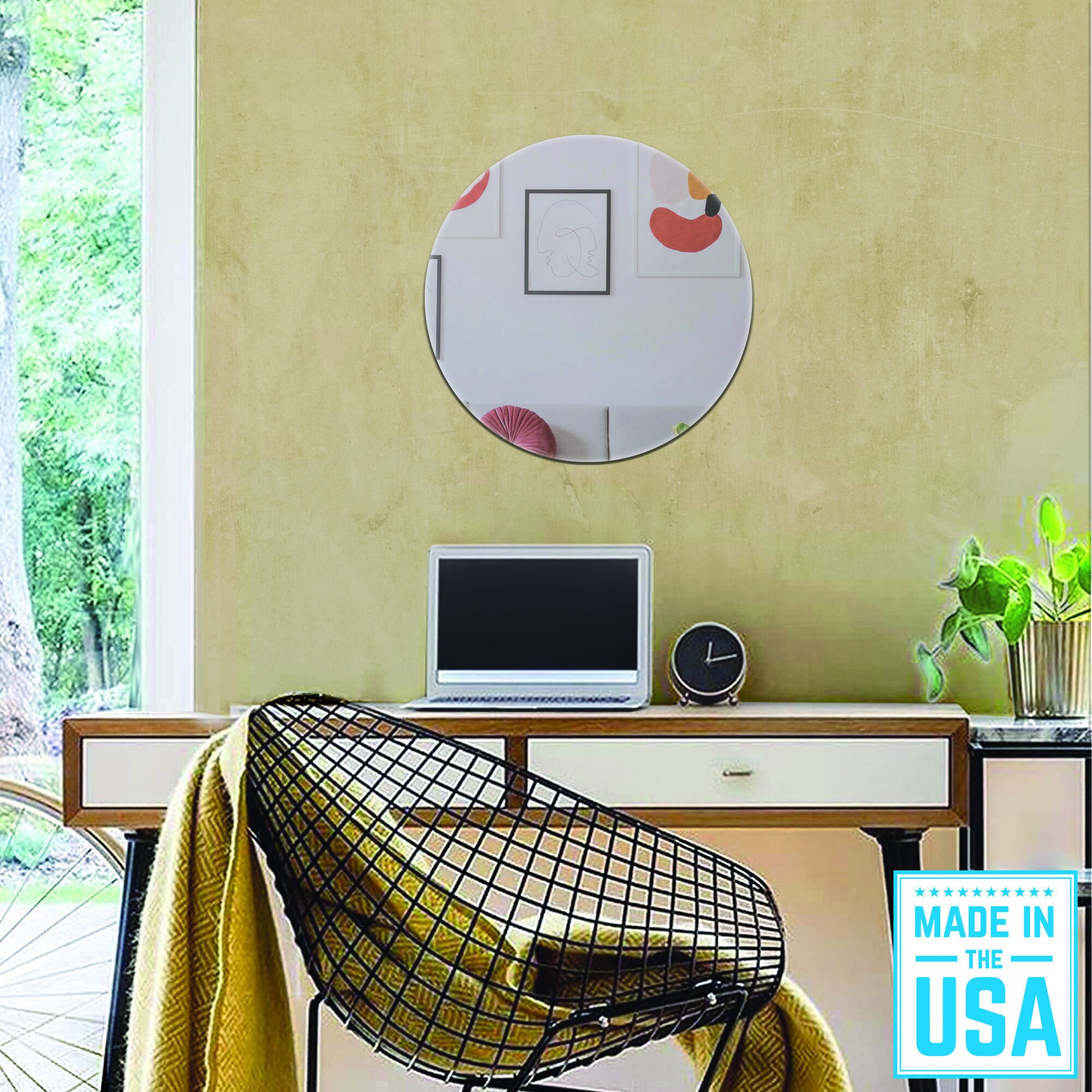 Circle Shaped Mirror Safe Mirror Ideal for Nursery or Kids - Etsy