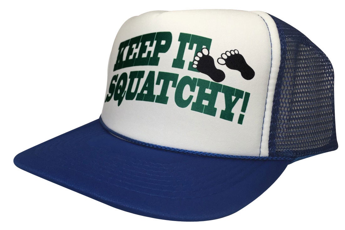 Brand New Keep It Squatchy Snapback Cap Funny Hat Trucker Mesh - Etsy.de