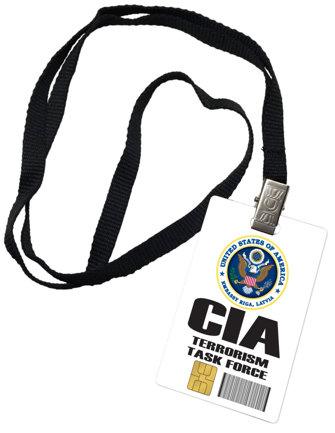 CIA Terrorism Task Force Novelty ID Badge Prop Costume - Etsy