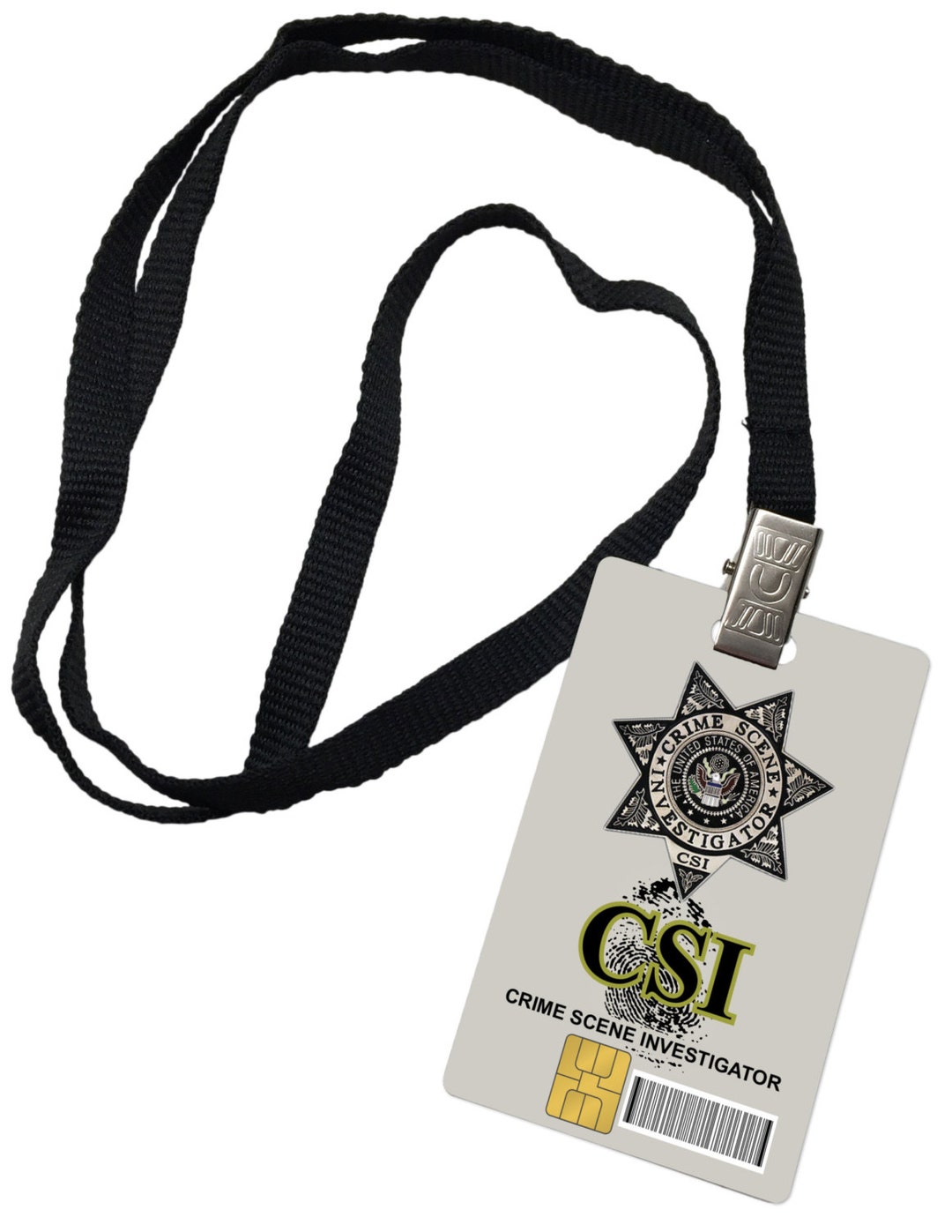 CSI Novelty ID Badge Prop Costume Crime Scene Investigator - Etsy Canada