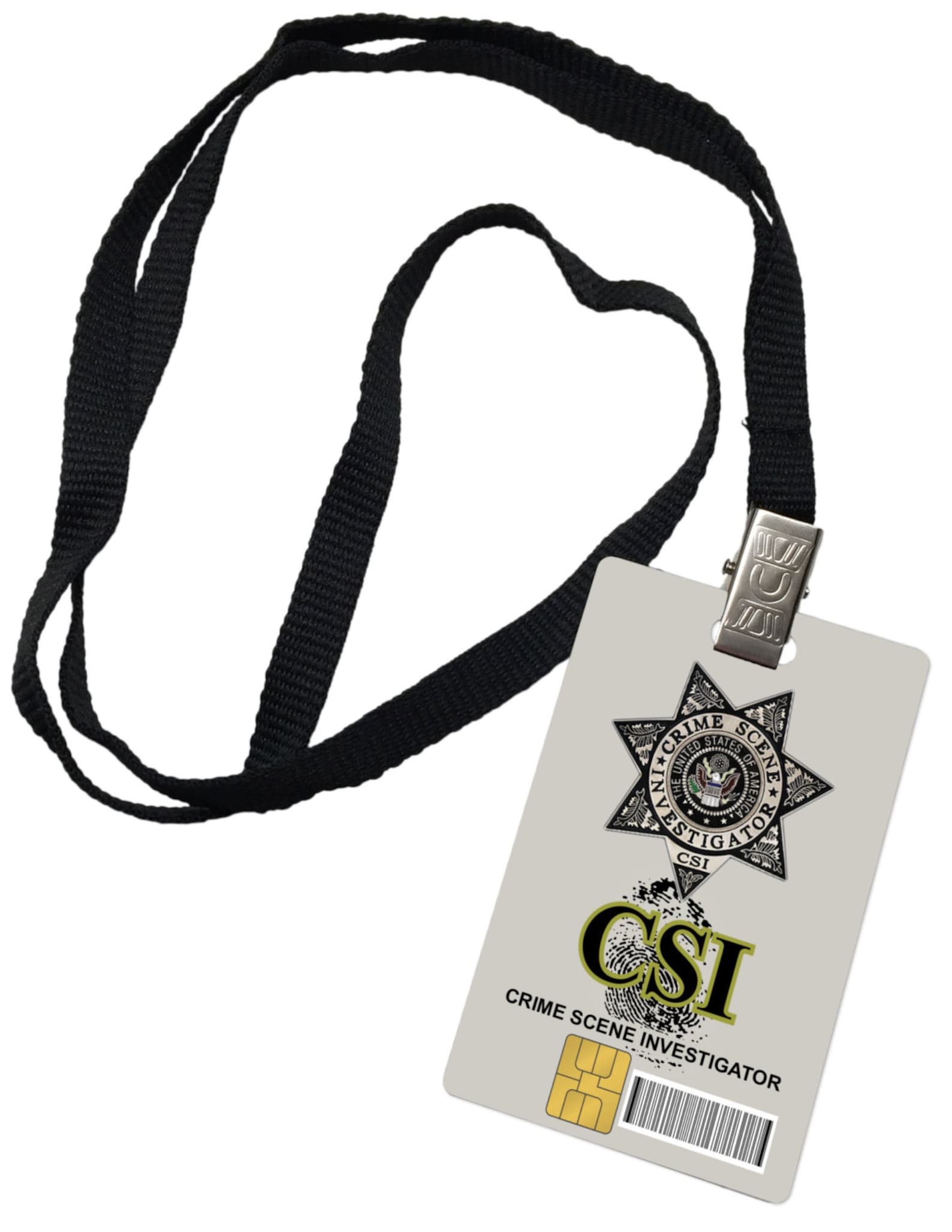 CSI Novelty ID Badge Prop Costume Crime Scene Investigator - Etsy