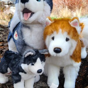 Plush Brown Siberian Husky Wolf Dog by Douglas Cuddle Toys Emotional ...