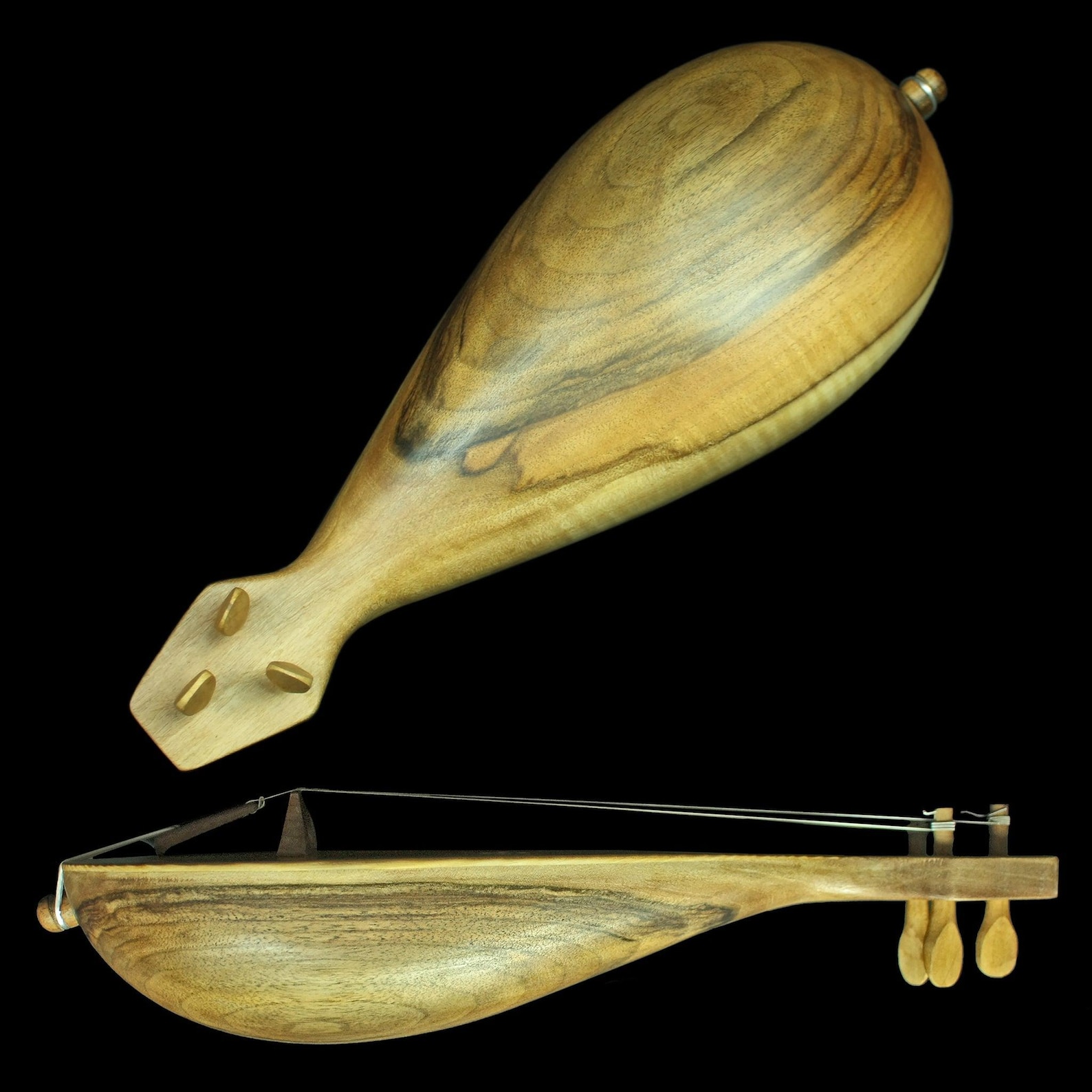 Medieval Replica Rebec: Handcrafted Dark Age String Instrument for ...