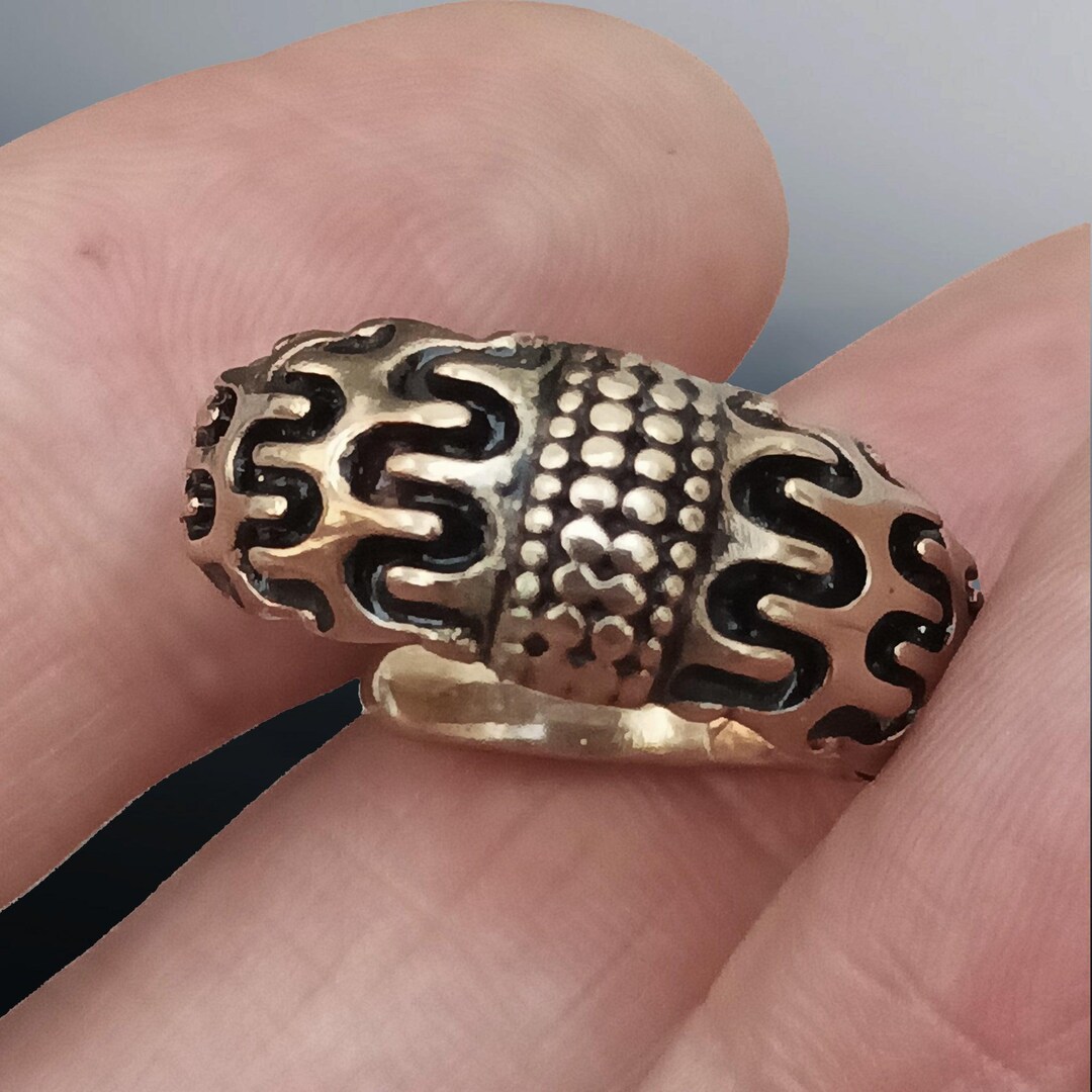 Bronze Viking Replica Ring From Falster - Etsy