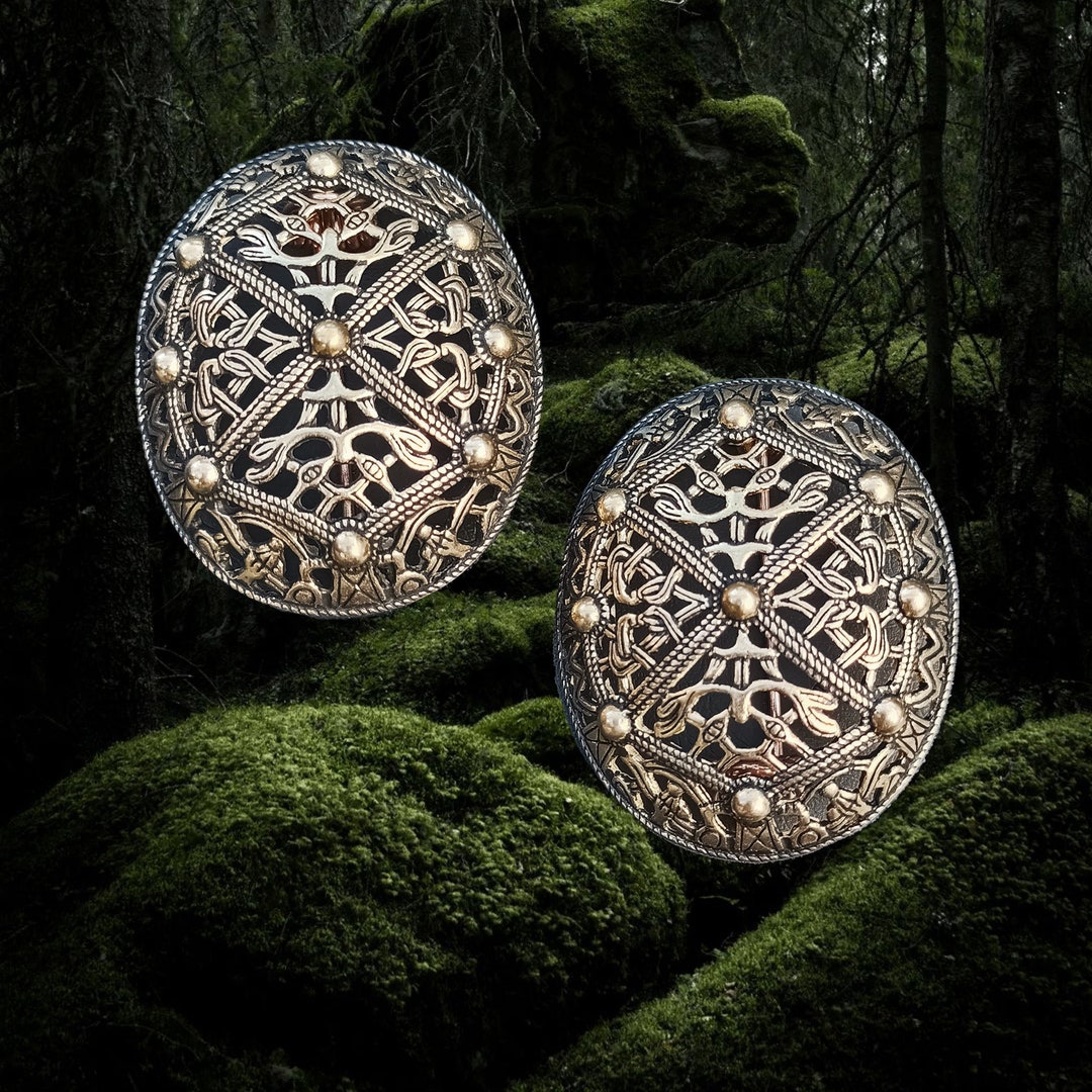 Bronze Borre Style Openwork Akershus Viking Tortoise Brooches - Etsy