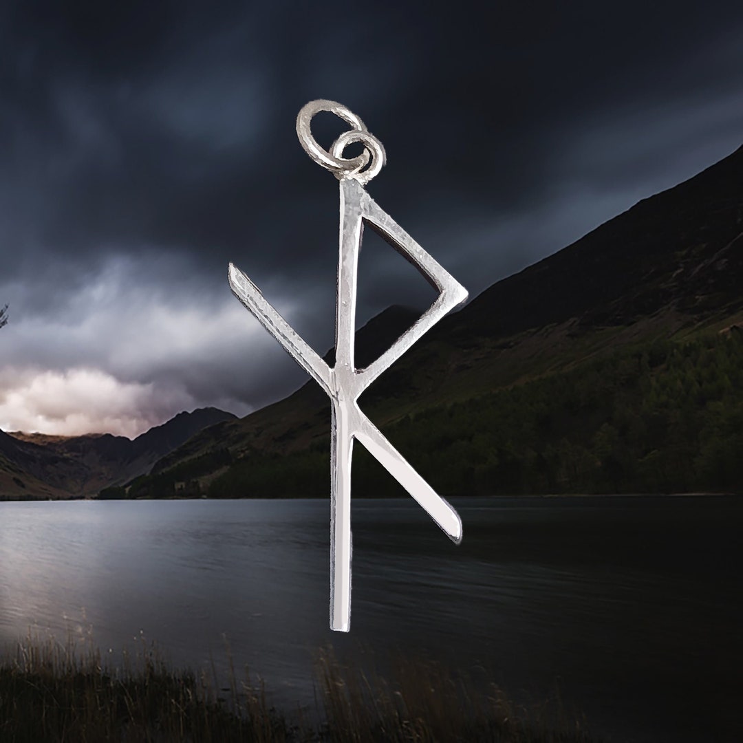 Silver Safe Travel Bind Rune Viking Pendant - Etsy