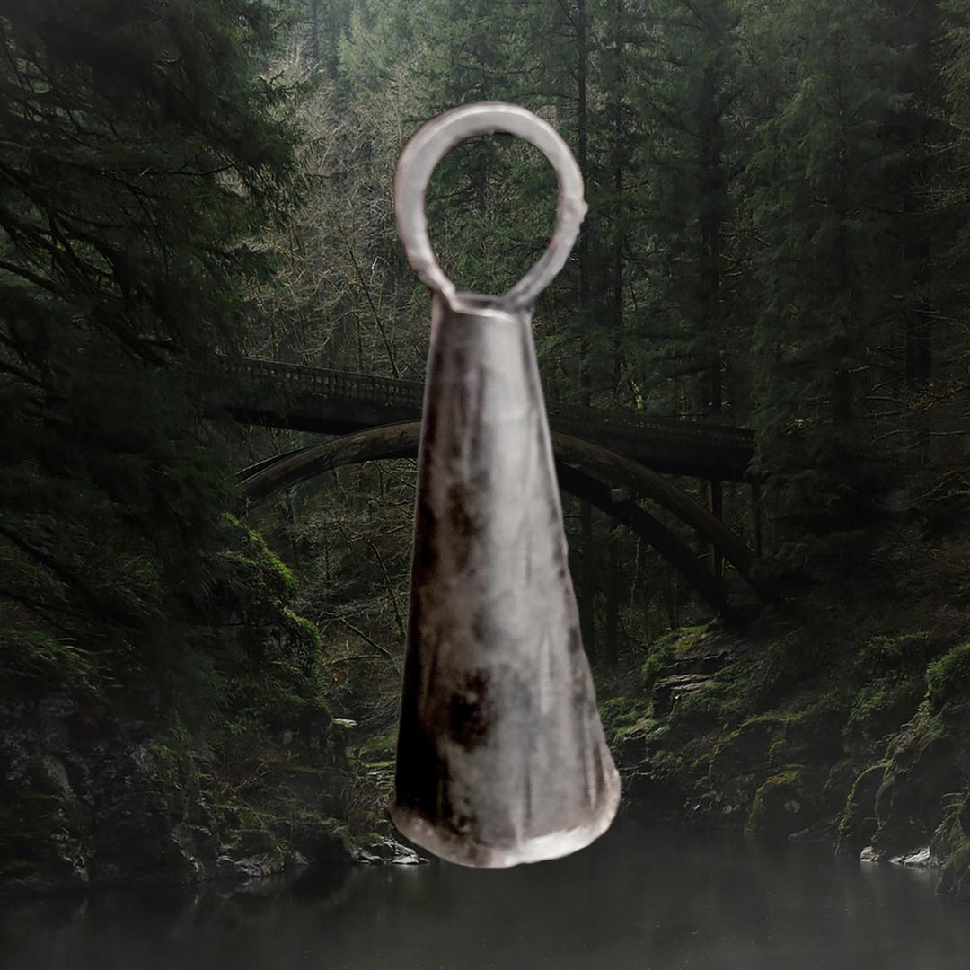 Handcrafted Iron Viking Bell - Authentic Medieval Norse Instrument for ...