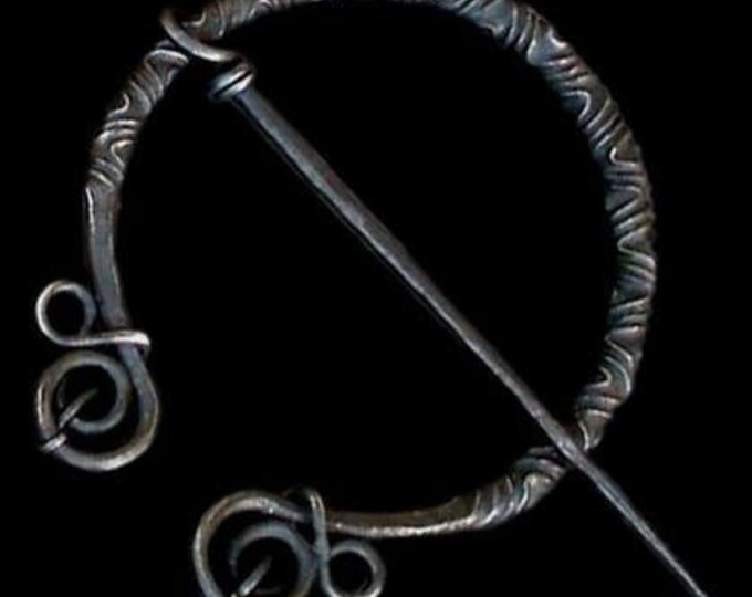 Penannular Brooch, Hand Forged snake Design. - Etsy