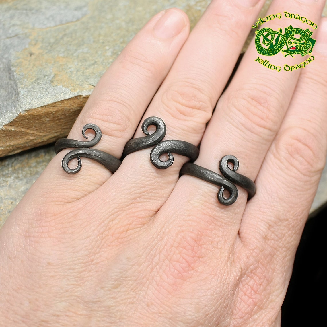 Iron Viking Ring - Etsy