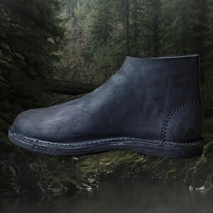 Authentic Viking Hedeby Leather Footwear: Handcrafted Historical ...