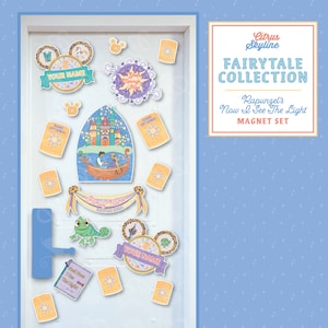 Tangled Rapunzel Now I See the Light Cruise Magnet Set Includes Over 10 ...