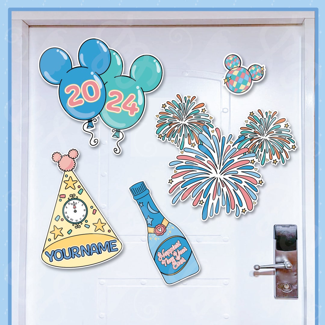 2025 New Year Disney Cruise Magnets in Pretty Pastels With Mickey ...