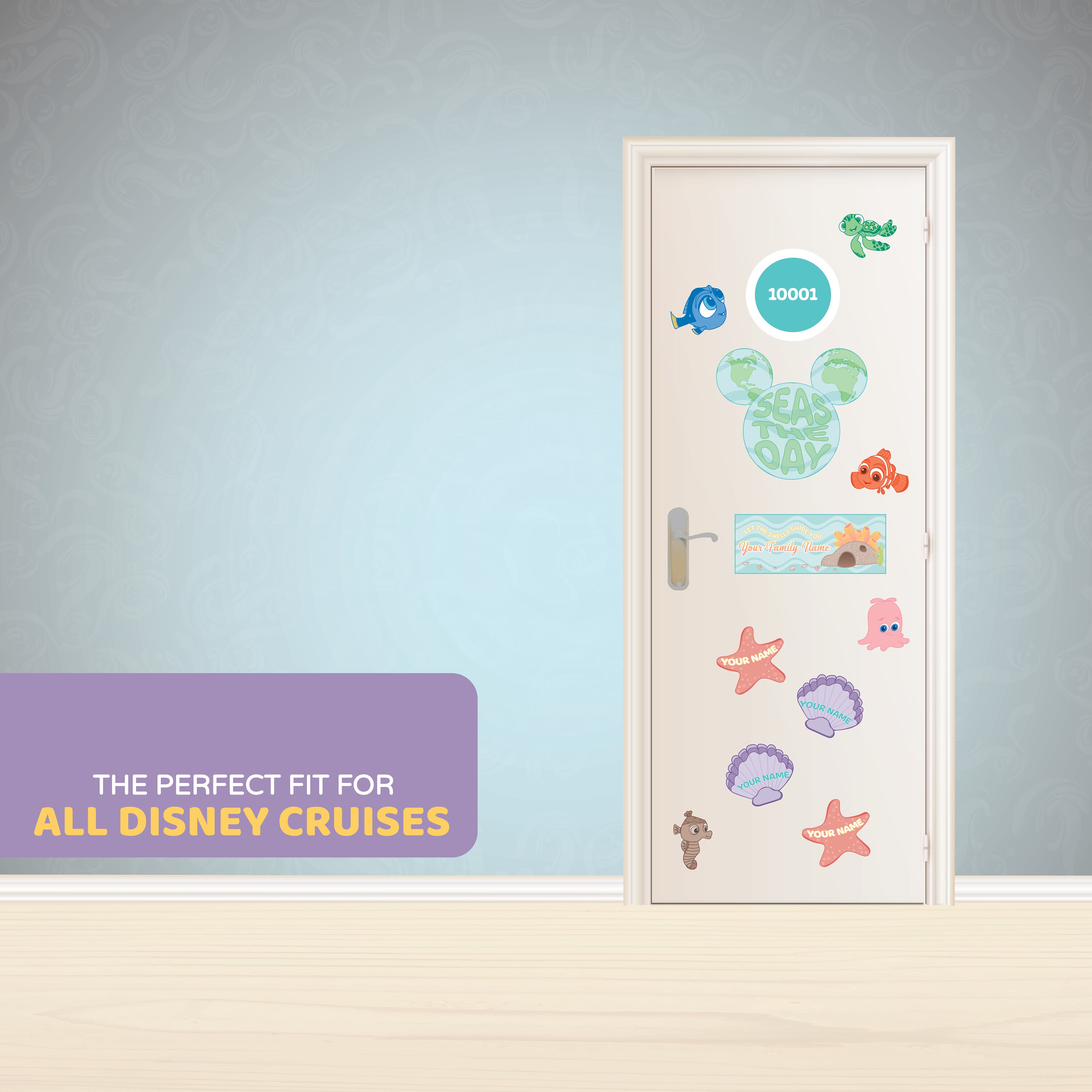 DCL Cruise Magnets Finding Nemo and Dory Inspired Ocean Fishes, Seas ...