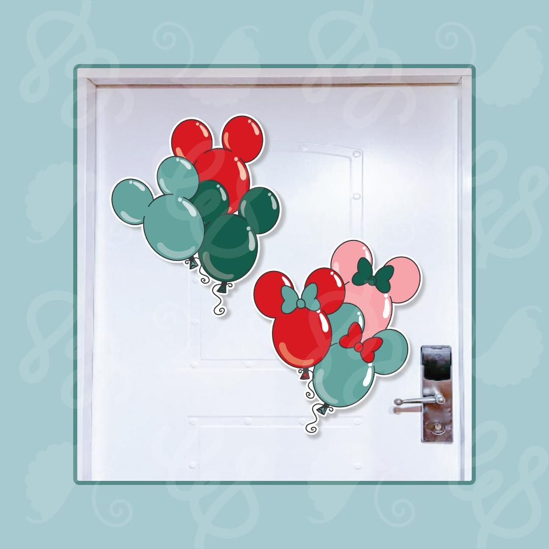 Disney Very Merry Time Cruise Magnets: Mickey or Minnie Balloon Bundles ...